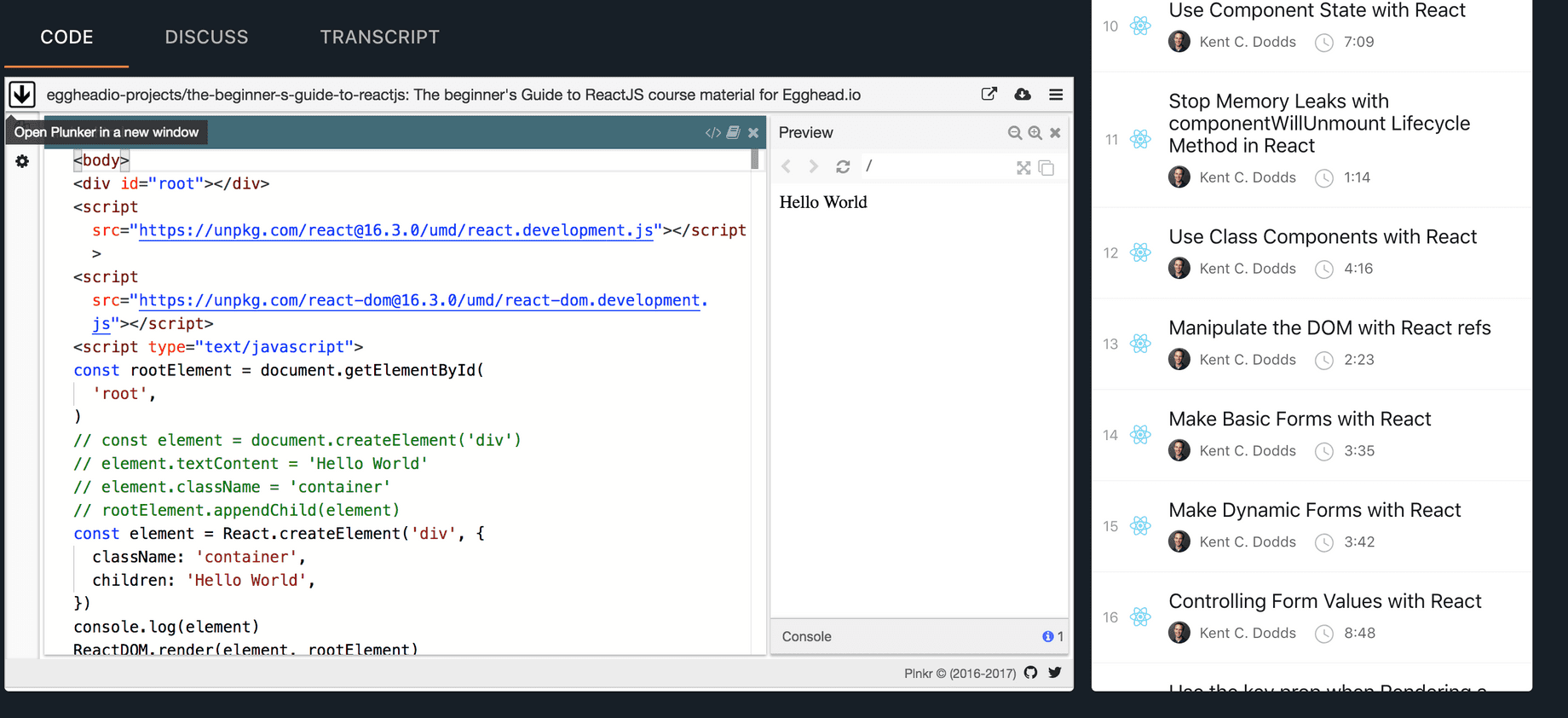 Creating the Code Example | Learn how to egghead like a pro.